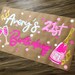 Butcher Sign Birthday Banner Kraft Paper Banner Custom Hand Painted ...
