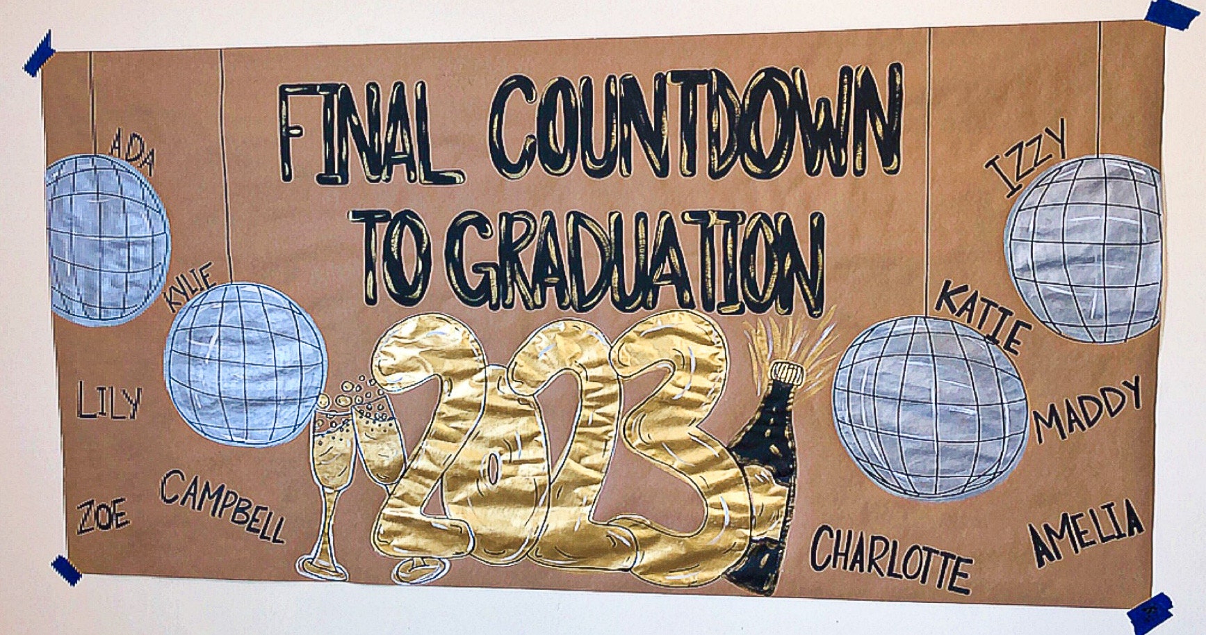 Graduation Banner Kraft Paper Banner Custom Hand Painted - Etsy Graduation Banner Kraft Paper Banner Custom Hand Painted - Etsy