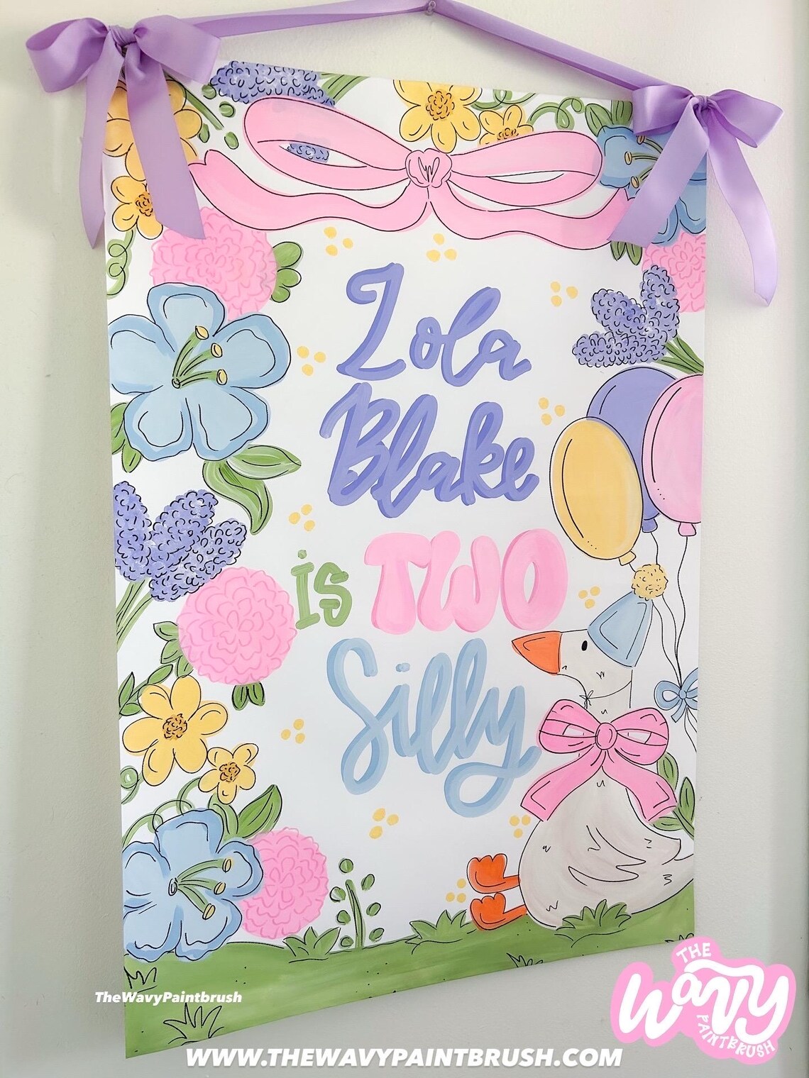 Canvas Banner| Paper Banner | Custom | Hand Painted | Party Banner ...