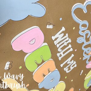 PREORDER Easter Banner | With My Peeps Banner | Kraft Paper Banner ...