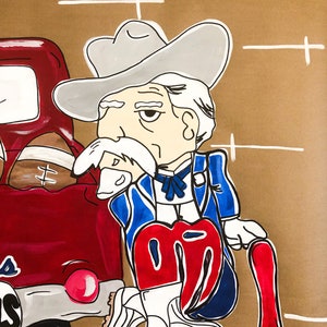 Tailgate Banner Event Banner Custom Butcher Sign Sports Banner Kraft ...