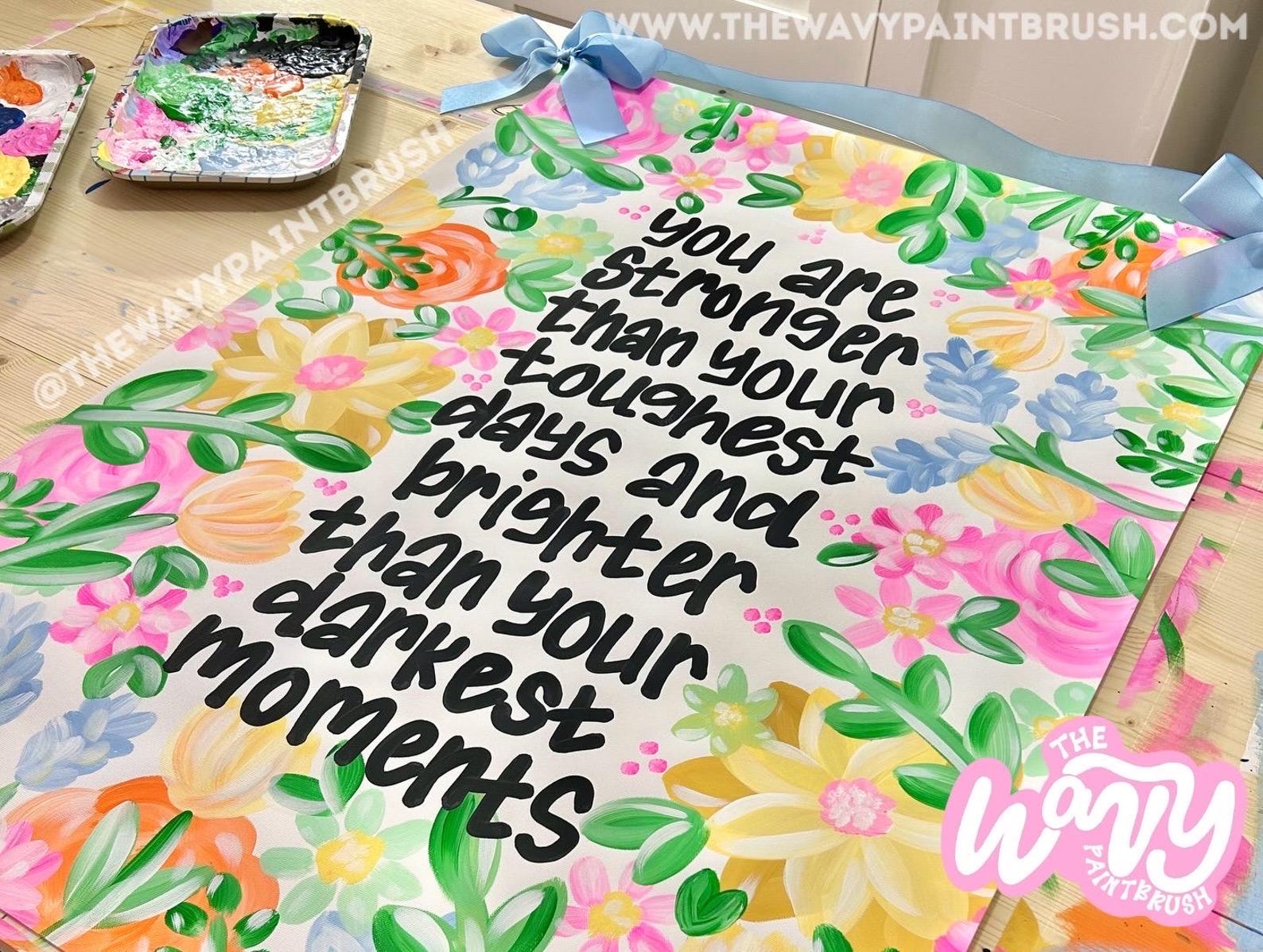 Canvas Banner| Paper Banner | Custom | Hand Painted | Party Banner ...