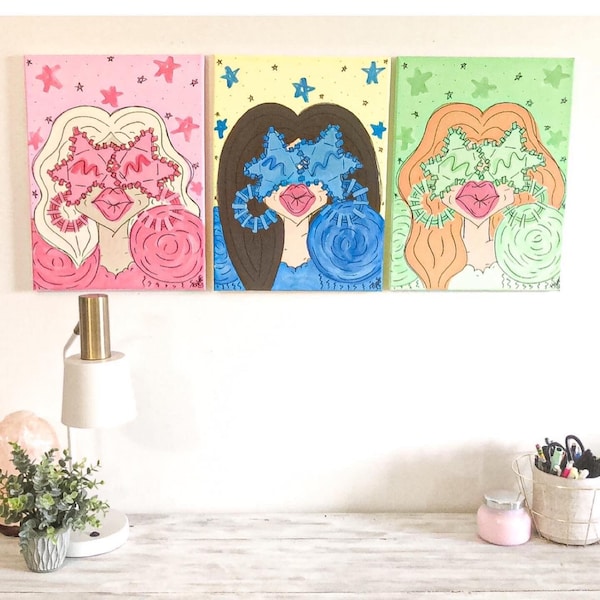 Funky Painting - Etsy