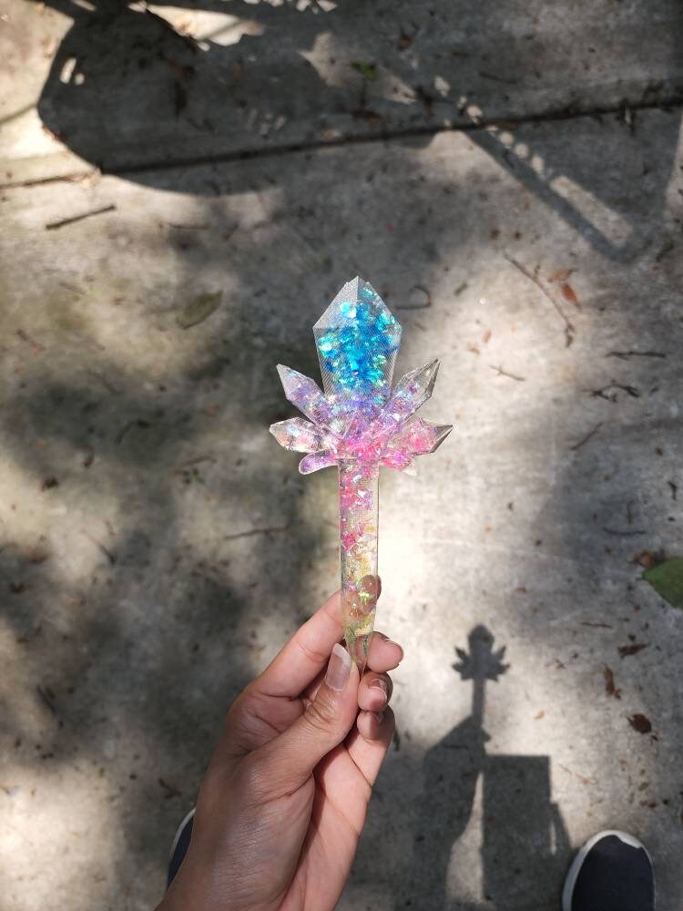 Crystal Rainbow Dagger - Etsy