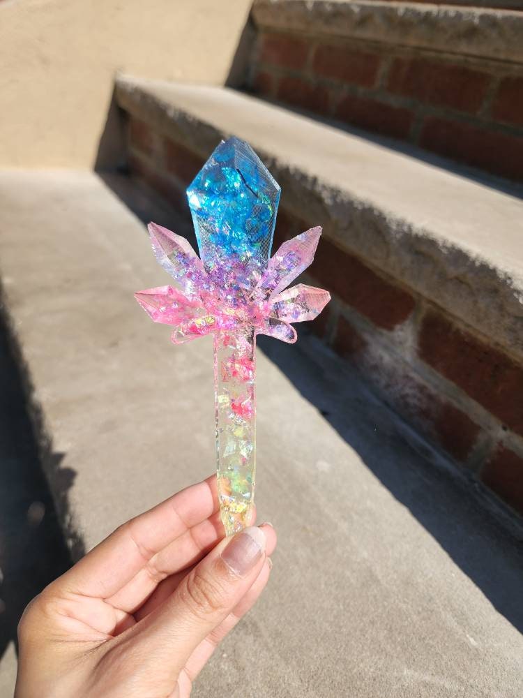 Crystal Rainbow Dagger - Etsy