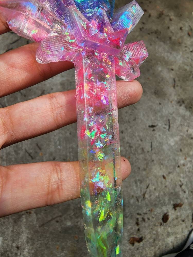 Crystal Rainbow Dagger - Etsy