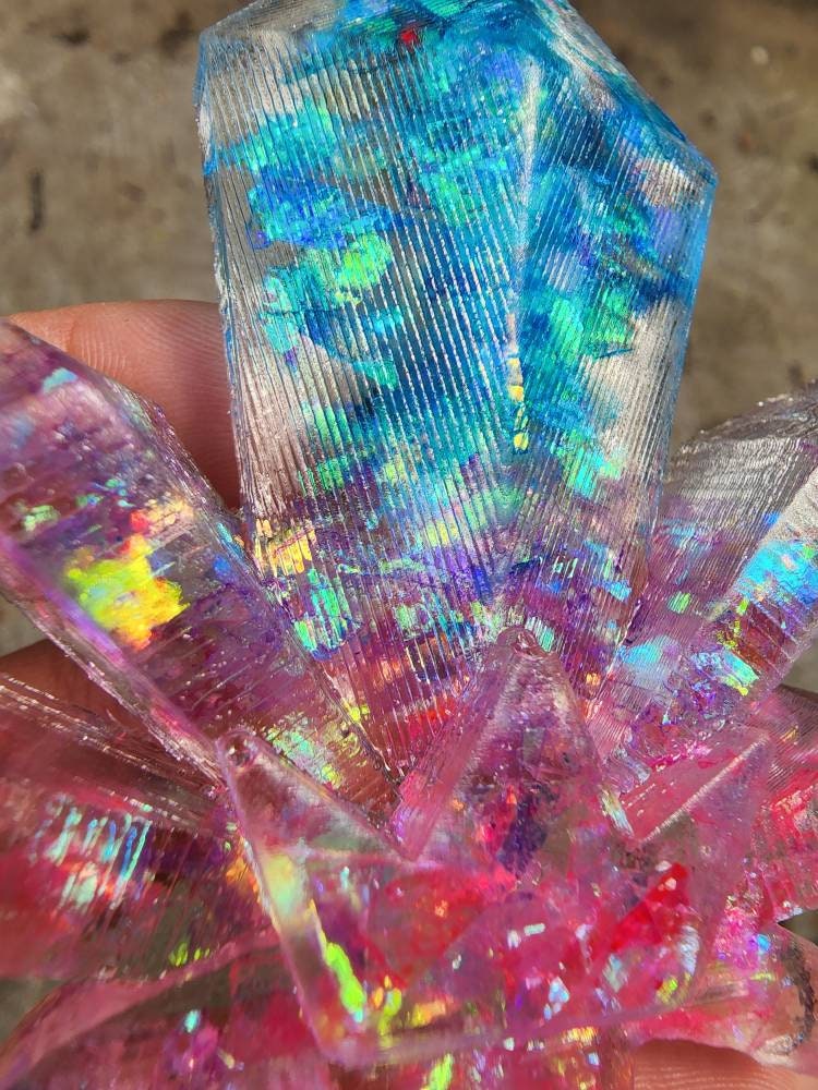 Crystal Rainbow Dagger - Etsy