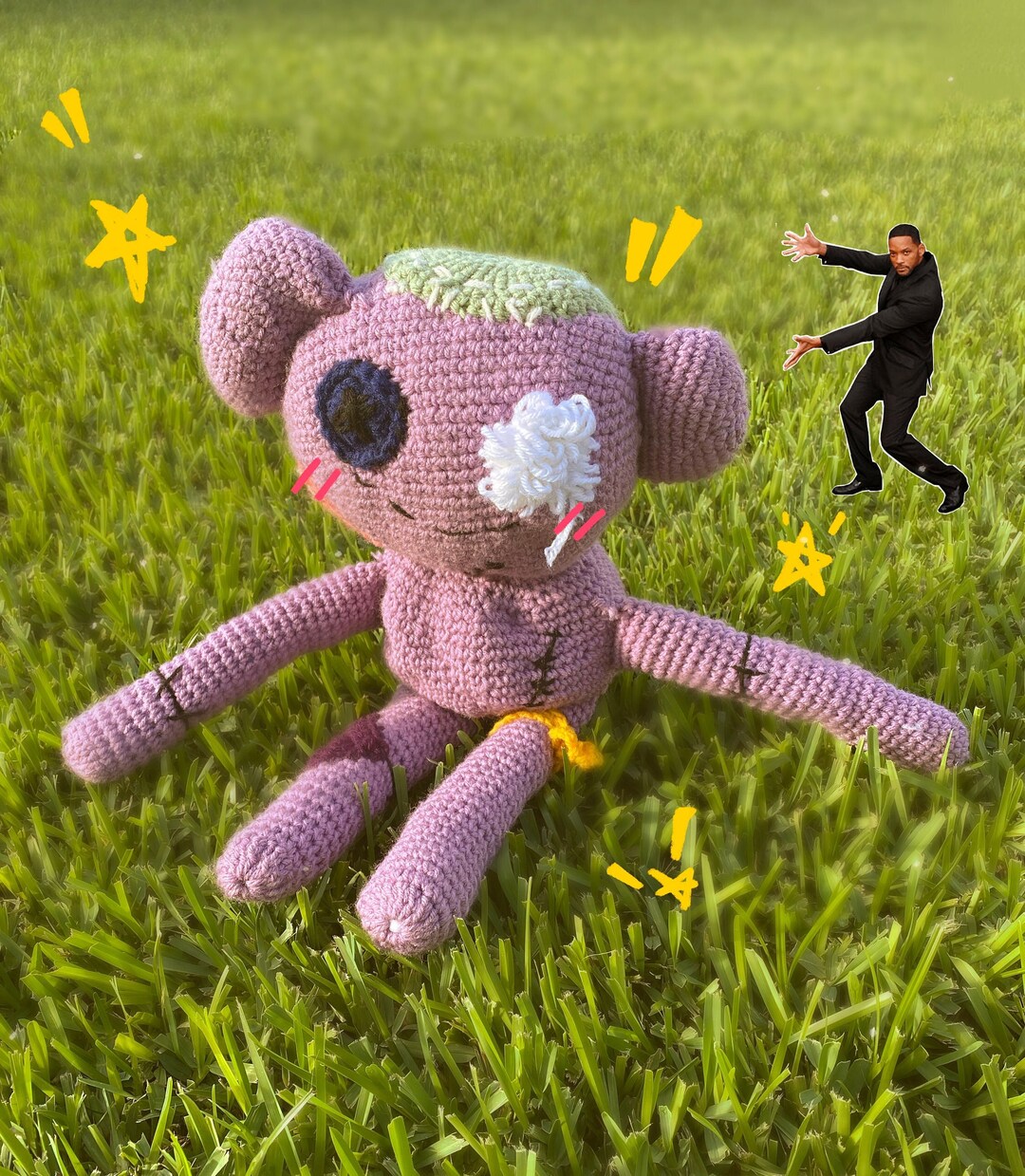 Crocheted JUMBO HAMBO From Adventure Time - Etsy