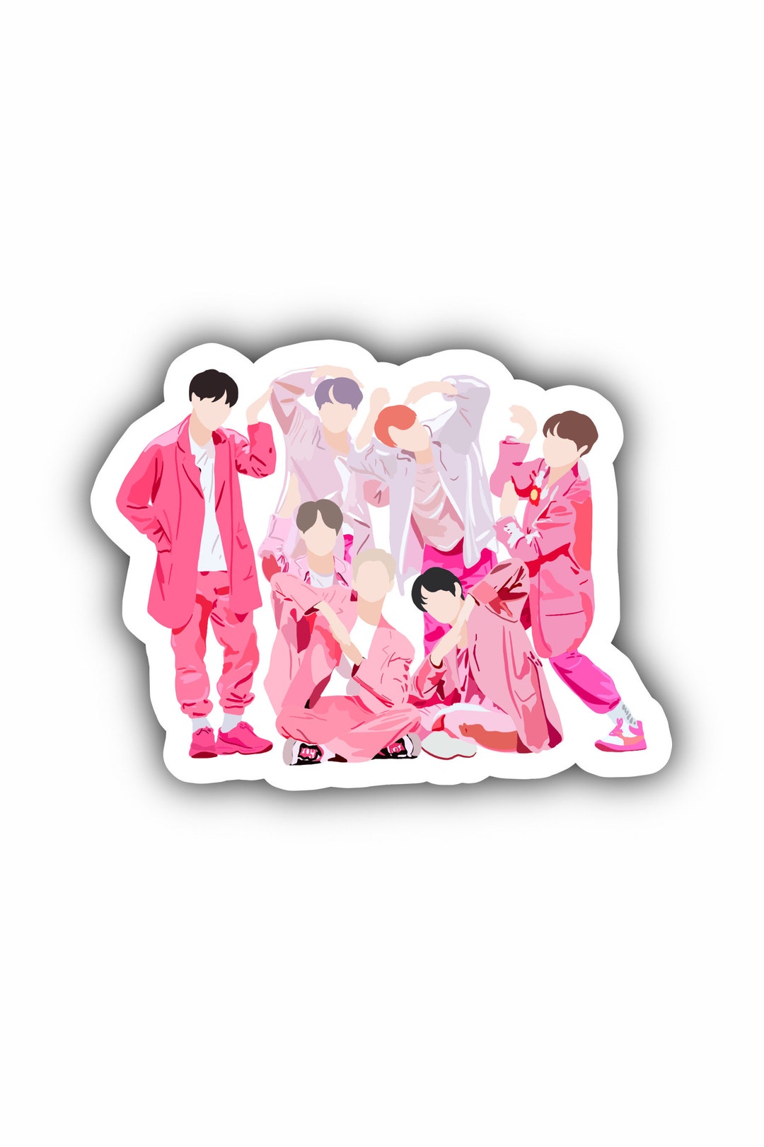 BTS ‘’boy With Luv’ STICKER - Etsy
