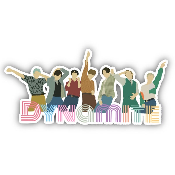 Bts Dynamite Sticker - Etsy