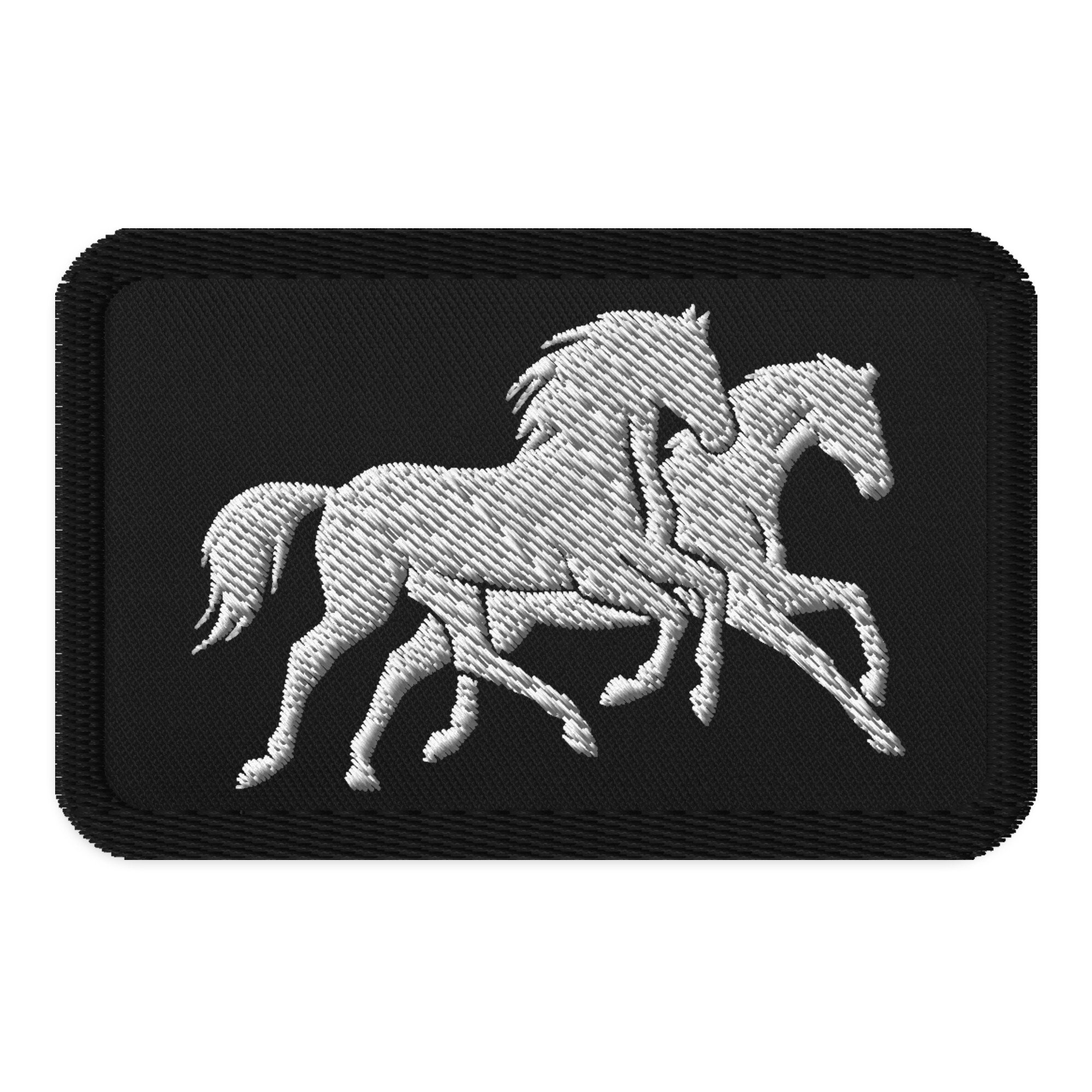 Running Horse Patches Embroidered Horse Lover Patch Jean Jacket ...