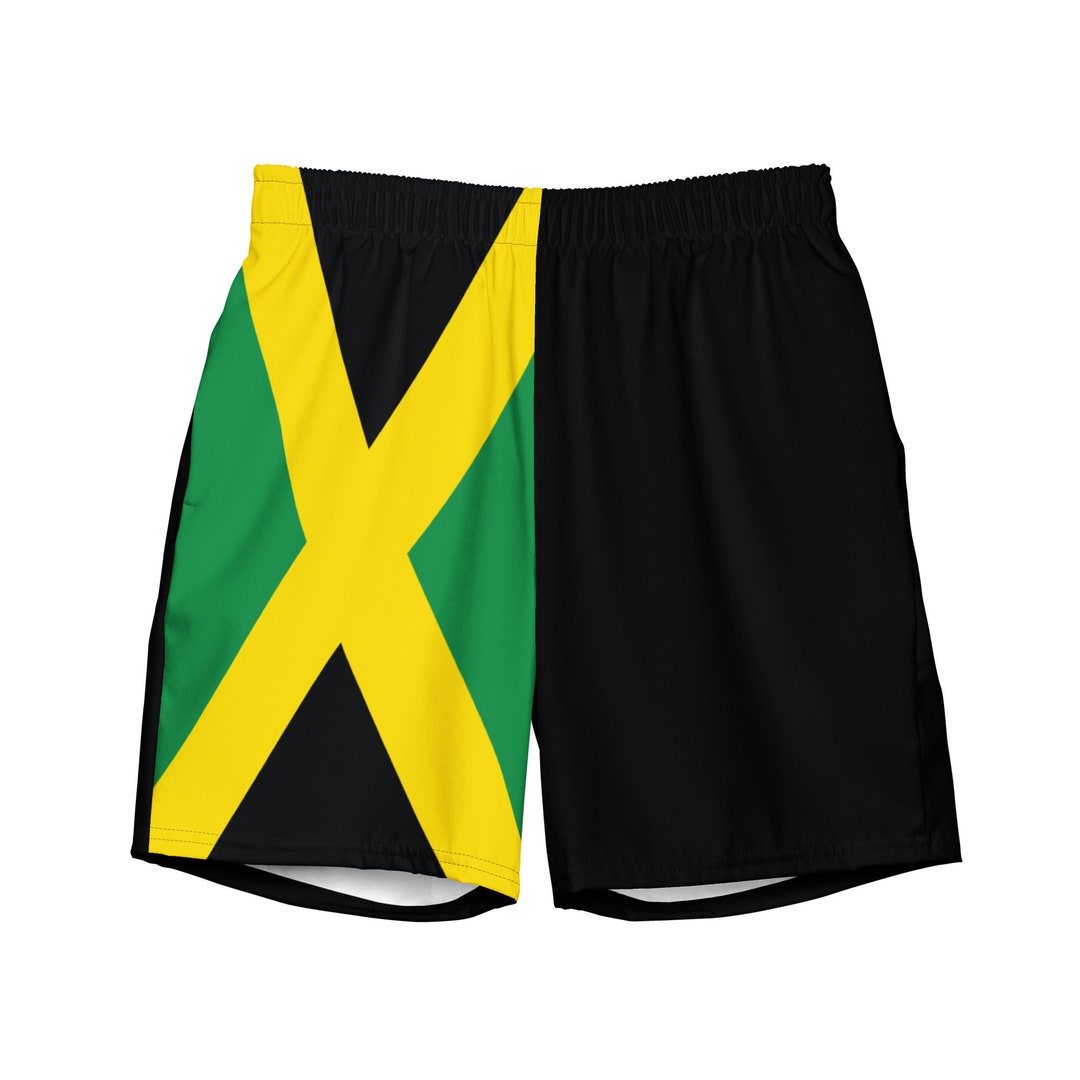 Jamaica Men's Swim Trunks Waterpark Beachwear Poolside Swimming Shorts ...