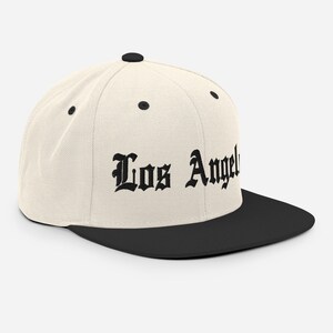 Los Angeles City Cap Old English Classic Baseball Snapback Hat - Etsy
