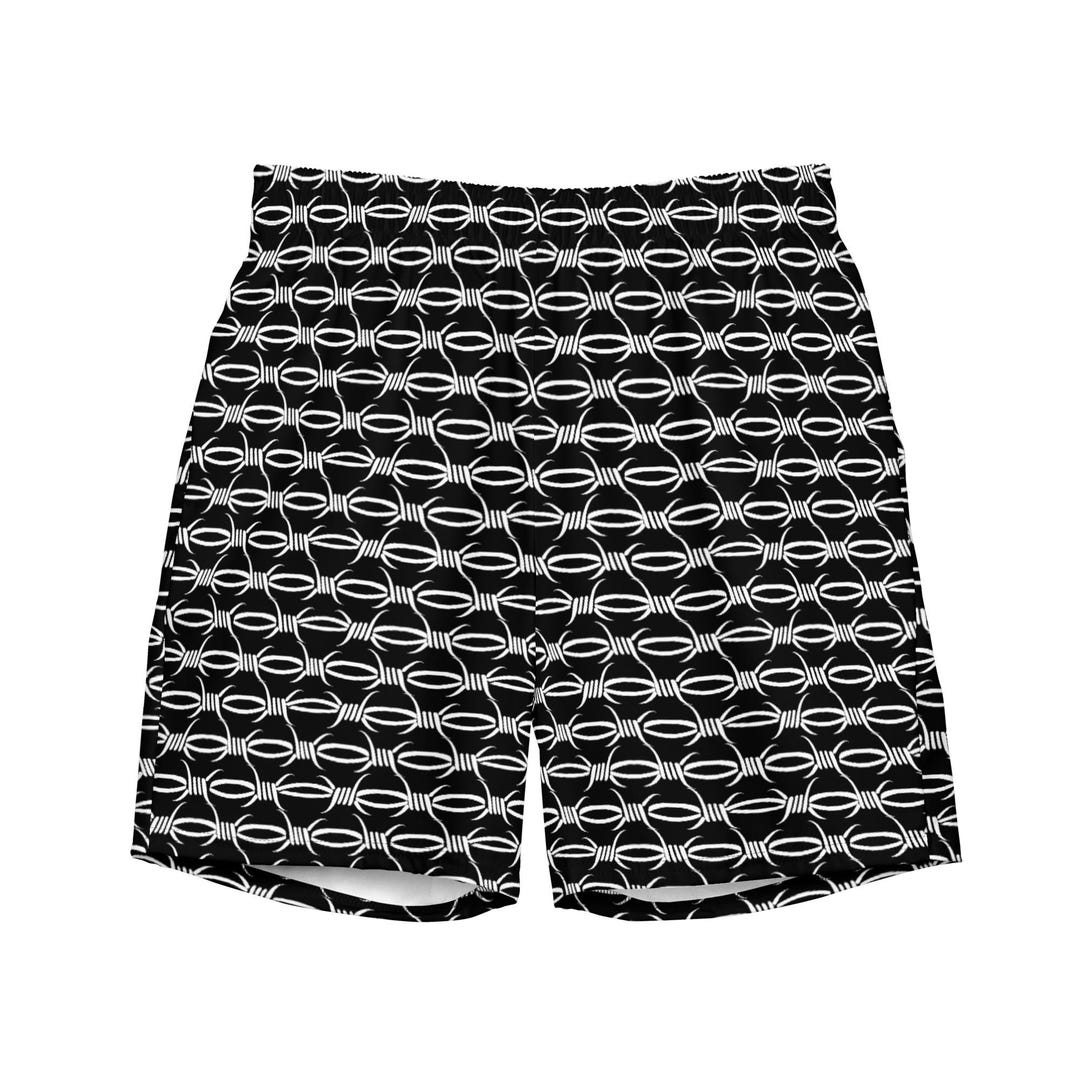 Barbed Wire Eco Swim Trunks - Gothic Swim Print Industrial Style ...