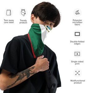 Mexico Bandana All Over Print – Cultural Heritage Headwear With Mexican ...