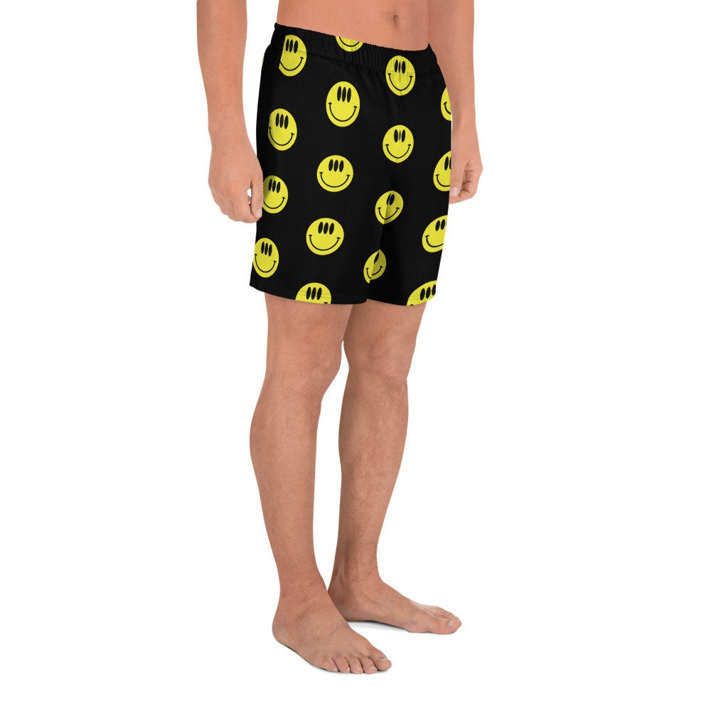 3 Triple Eyed Third Eye Smiley Happy Face Men's Recycled Athletic ...