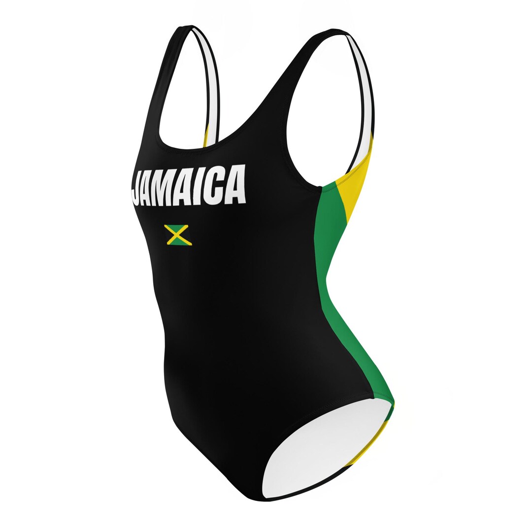 Jamaica One-piece Swimsuit – Back Print Heritage Swimwear | Reggae ...