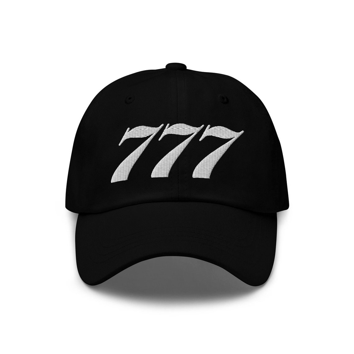 777 Angel Number Hat, Embroidered Classic Baseball Cap, Unique Triple Seven Good Luck Adjustable ...