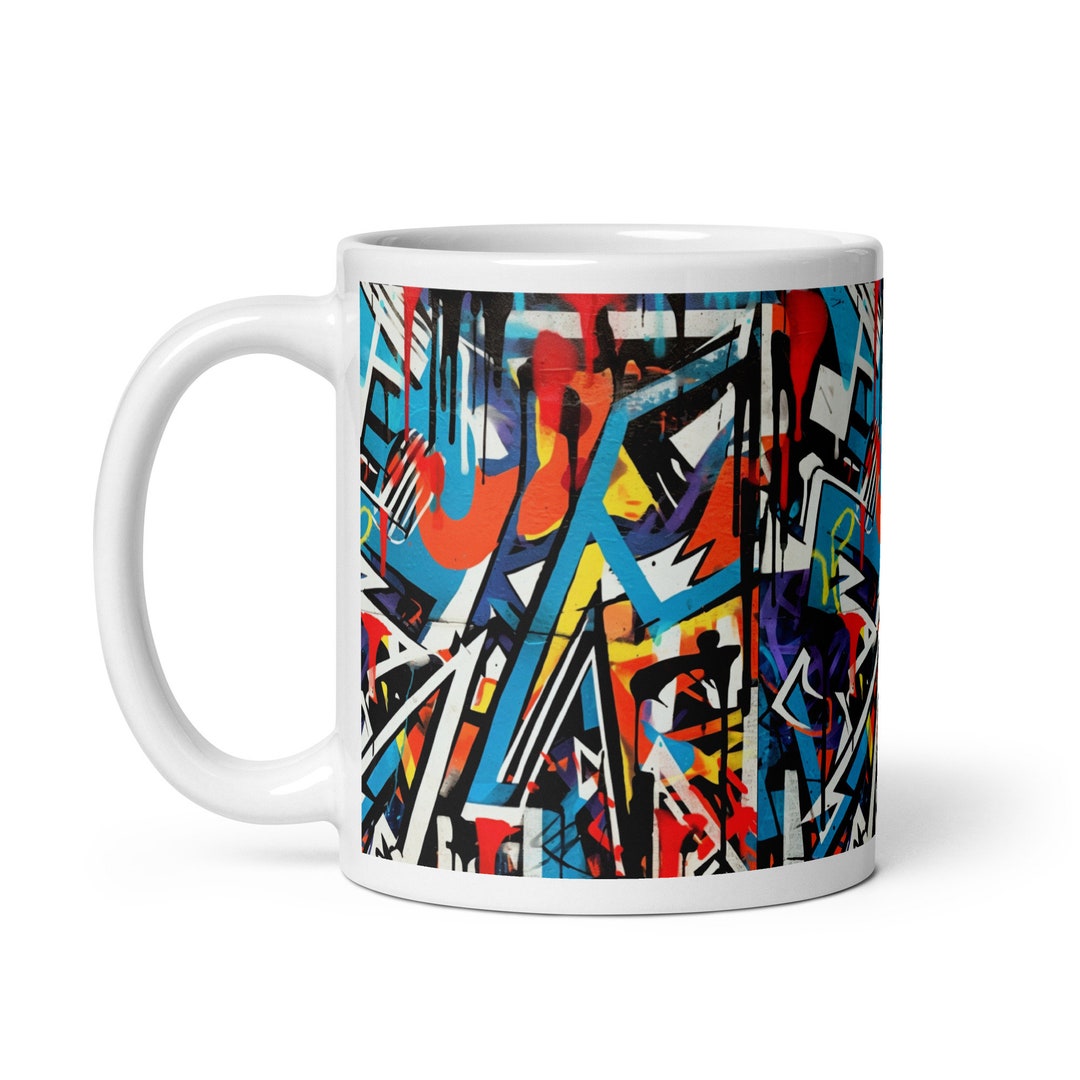 Graffiti Mug Street Art Gift Coffee Mug Birthday Gifts Decor Kitchen ...