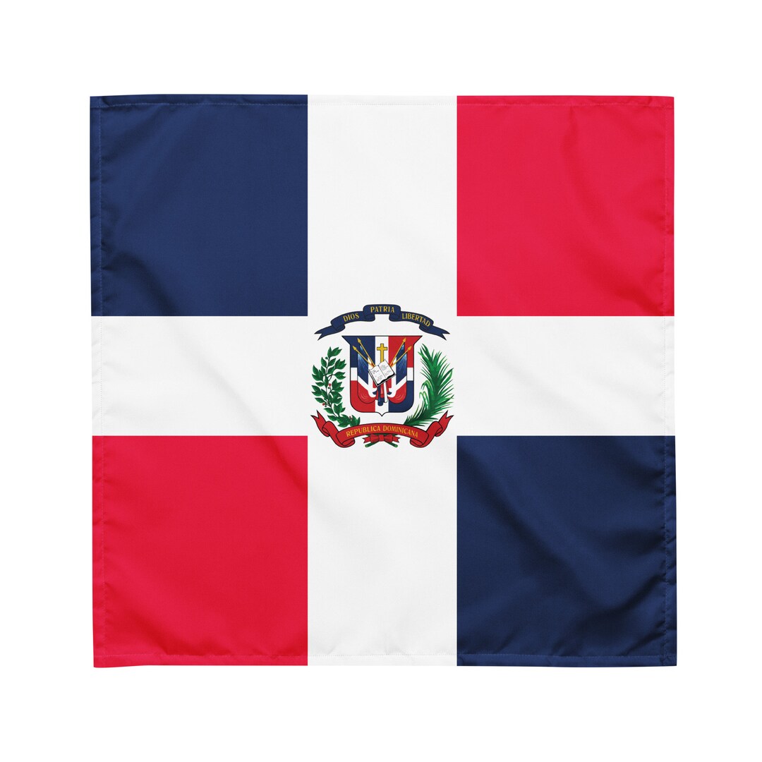 Dominican Republic Bandana All-over Print – Caribbean Culture Accessory ...