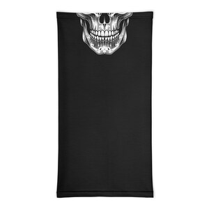 Human Skull Teeth Neck Gaiter Face Mask Covering Human Anatomy Skeleton ...