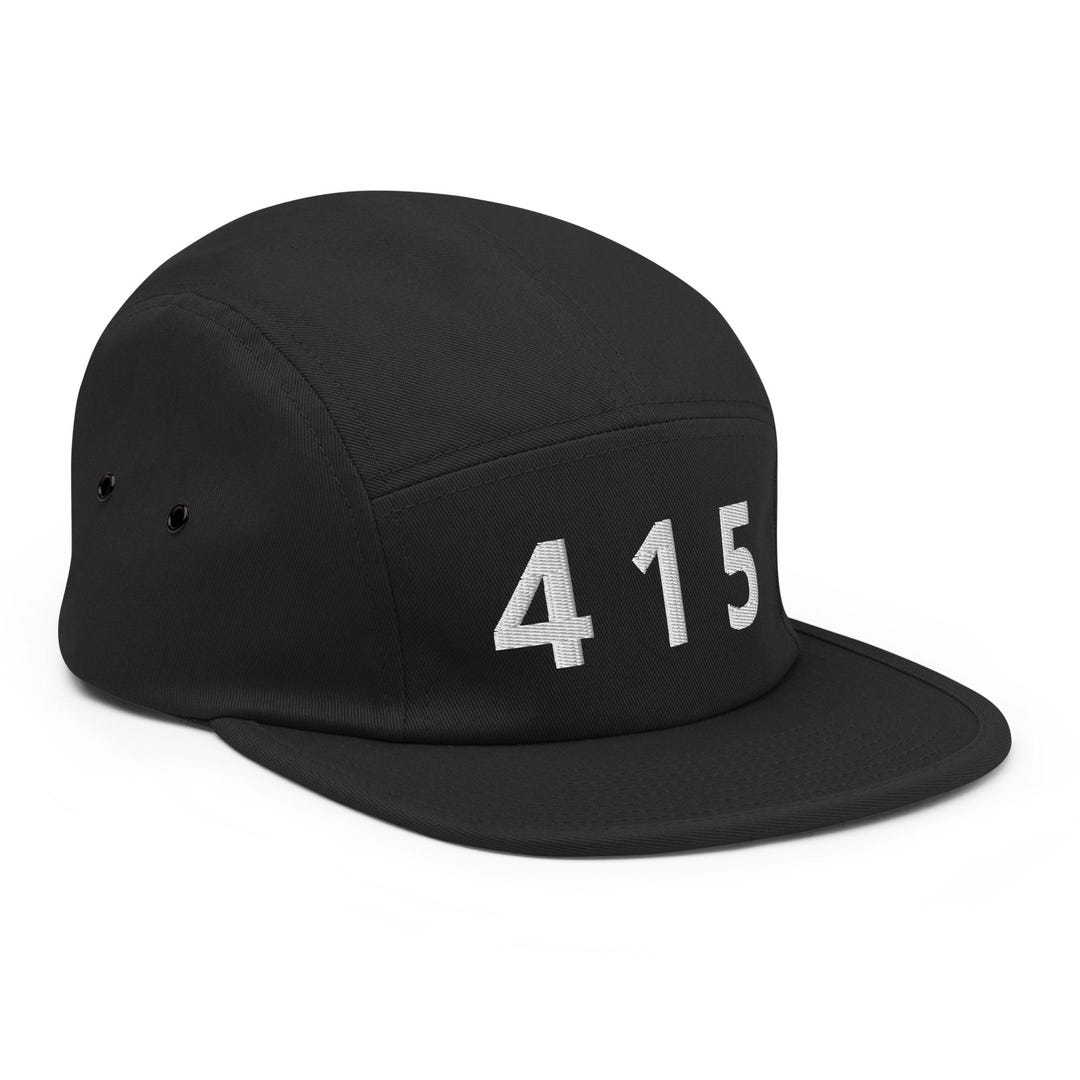 415 Area Code Five Panel Cap – Embroidered Minimal SF Pride Hat, San ...