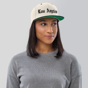 Los Angeles City Cap Old English Classic Baseball Snapback Hat - Etsy