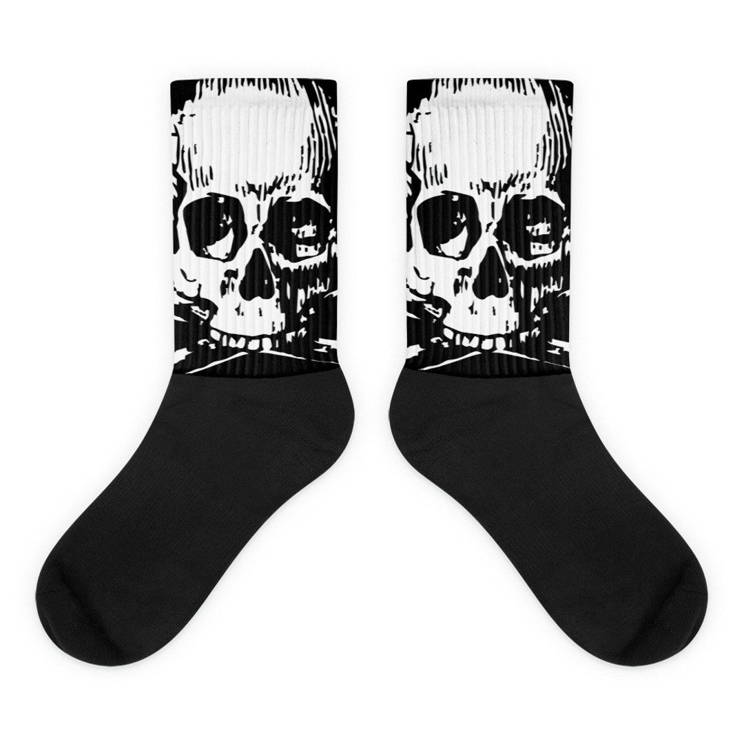 Skull & Bones Socks, Skull and Bones - Etsy