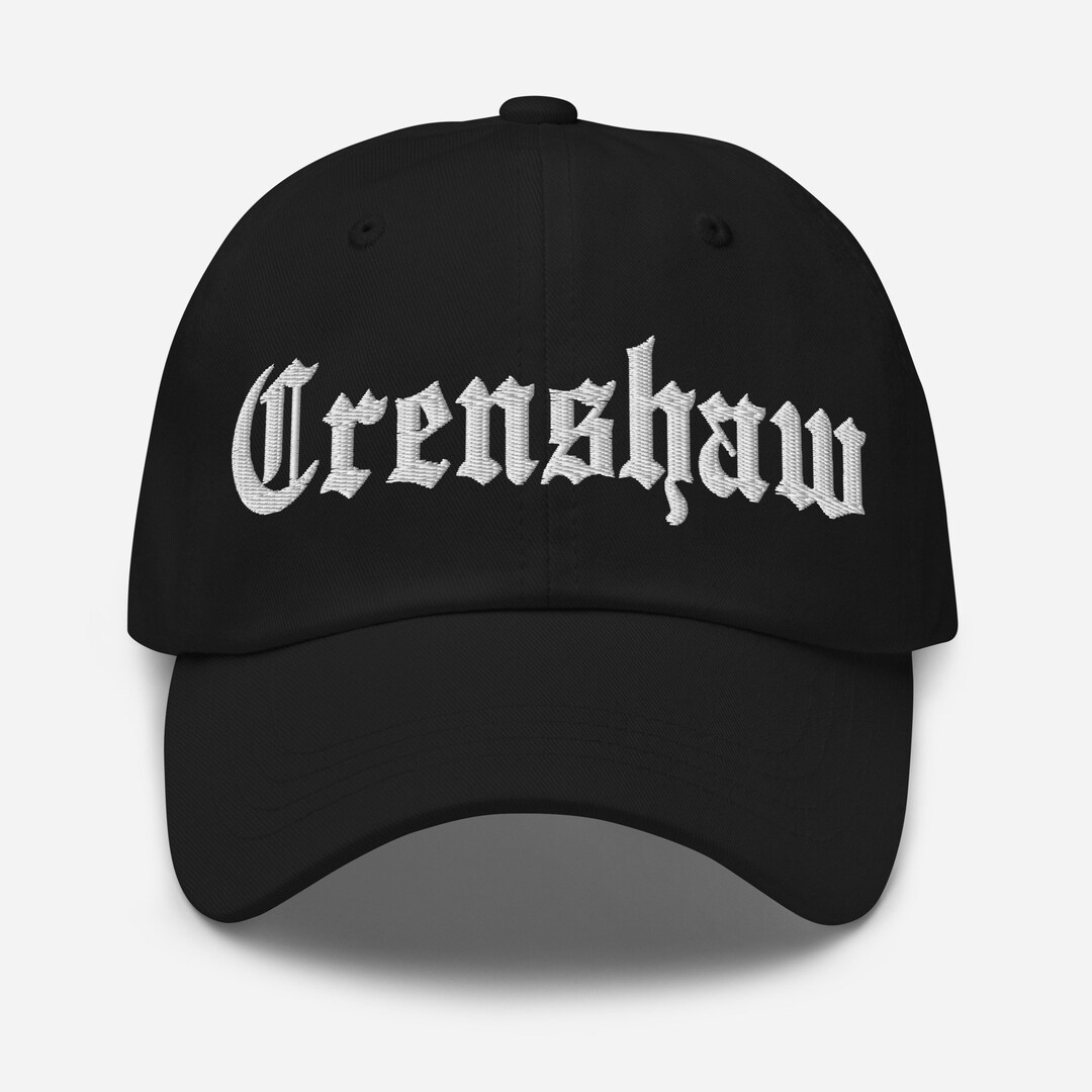 Crenshaw Old English Embroidered Dad Hat - Etsy