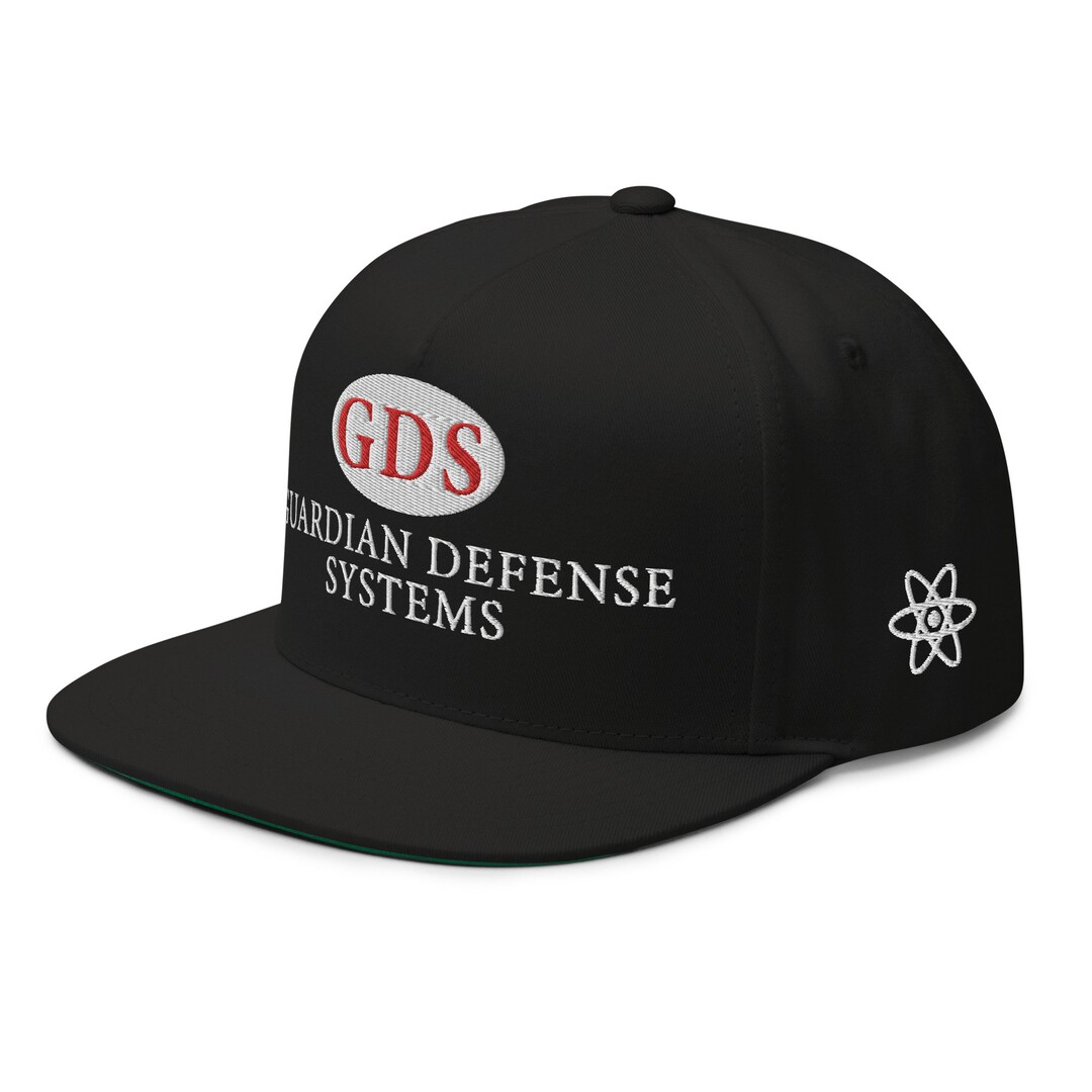 GDS Label Hat Flat Bill Cap Guardian Defense Systems Workmens Modern ...