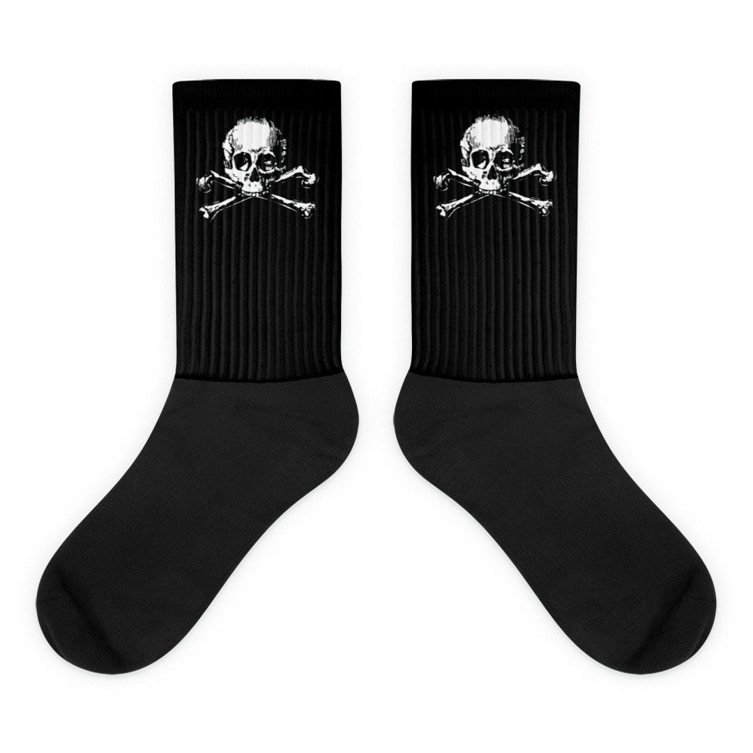 Skull & Bones Socks 02, Skull Bones - Etsy