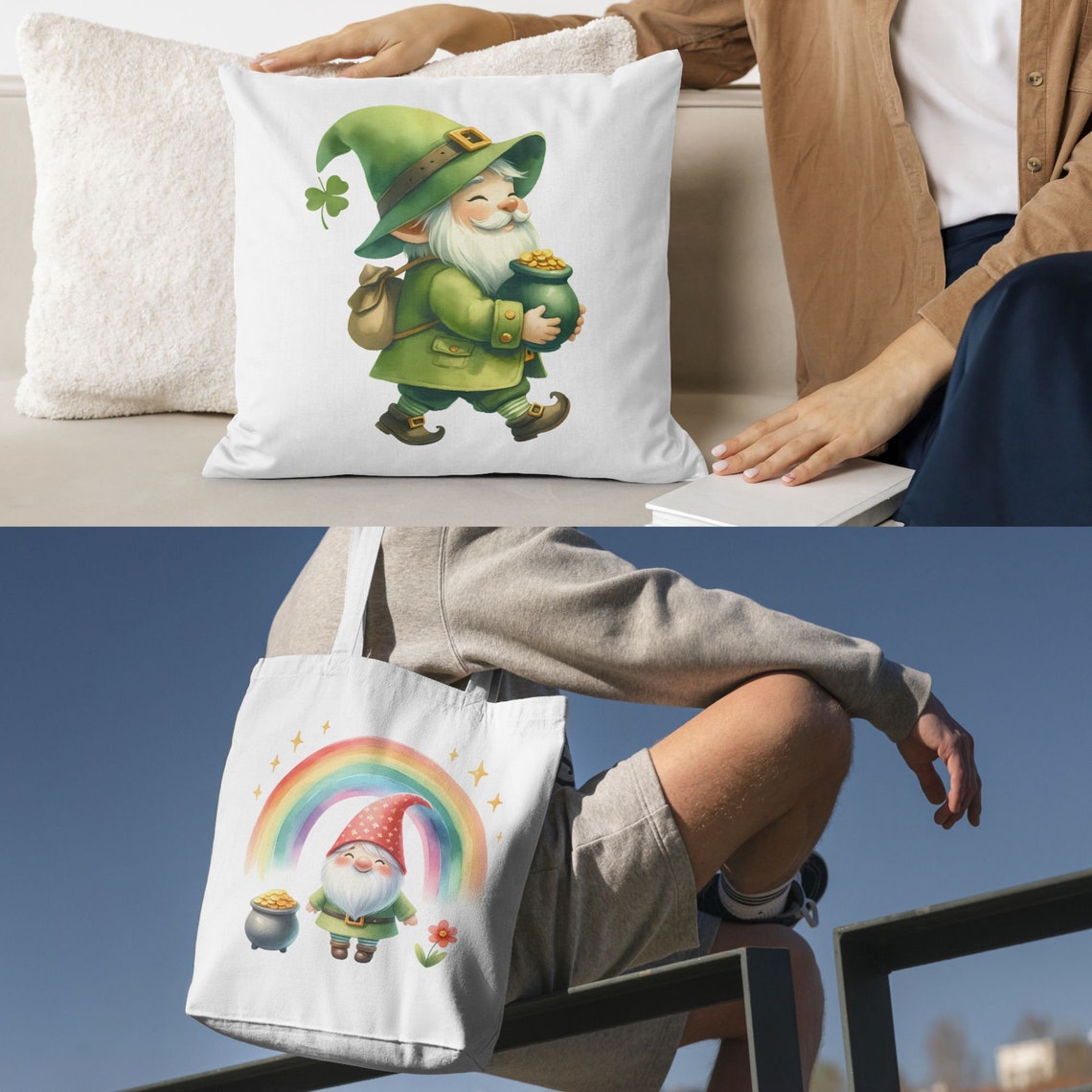 Gnome in St. Patrick's Day Elements Clipart Collection1, Gnome Clipart ...