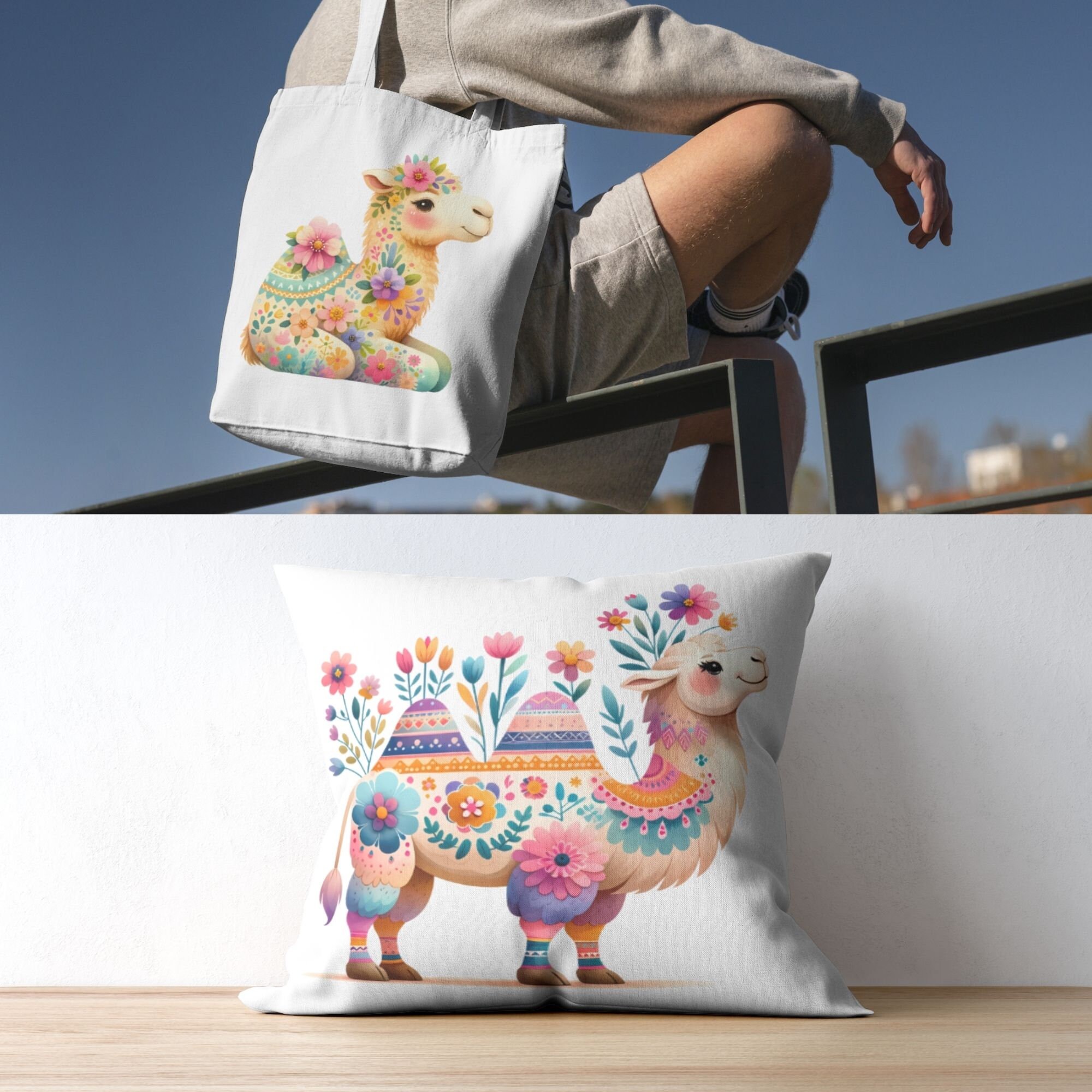 Cute Spring Camel Clipart, Camel Watercolor, Camel Clipart, Camel PNG ...