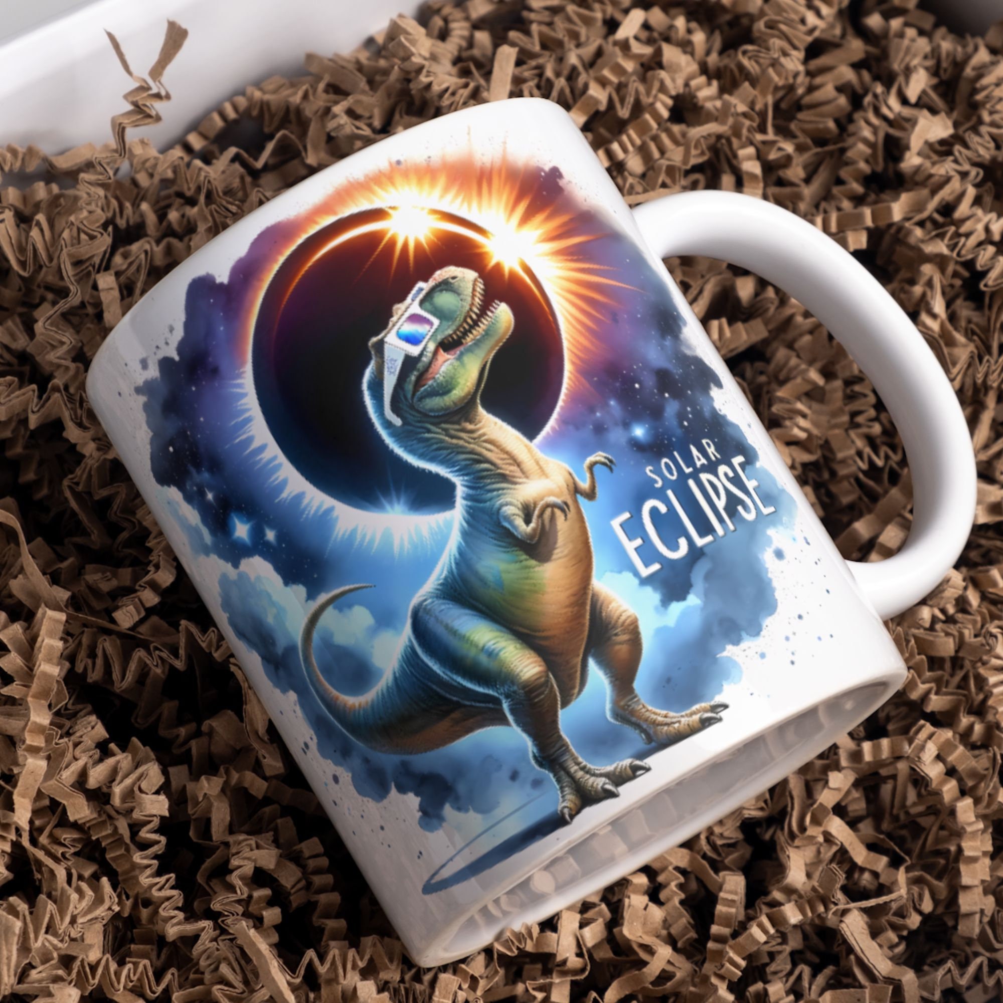 Dinosaur Solar Eclipse Clipart: America Totality Jpgs (commercial Use ...