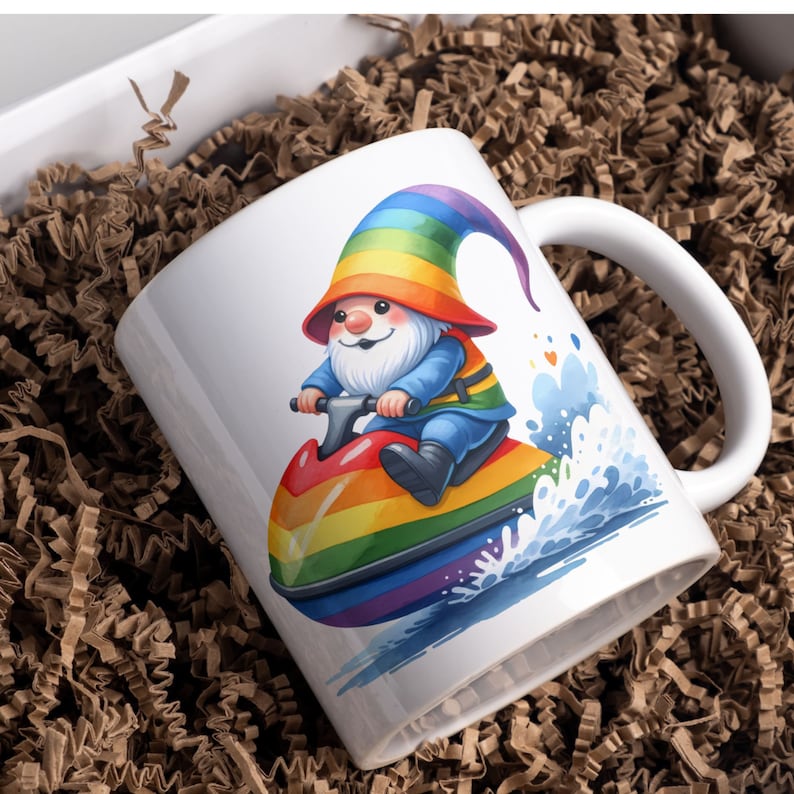 LGBTQ Pride Gnome Watercolor Clipart Collection3, Pride Gnome Clipart ...