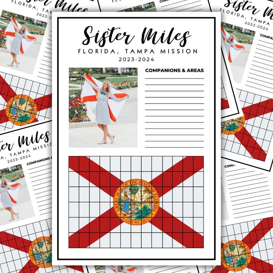 LDS Missionary Weekly Countdown Poster, Digital Download, Latter Day ...