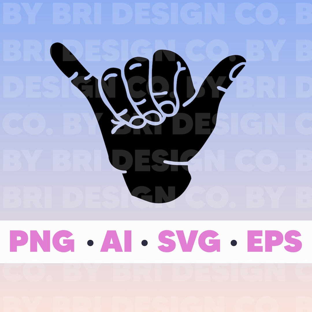 Hang Loose PNG, SVG, AI, Eps, Digital Download Image - Etsy
