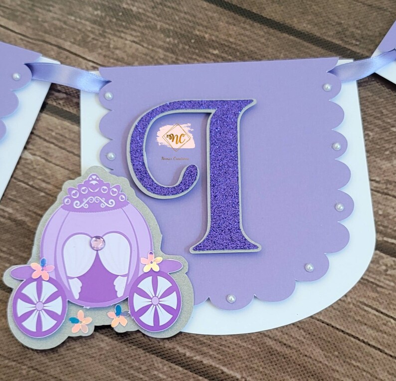 Sophia the first Birthday Banner/ Sofia the First Birthdays | Etsy