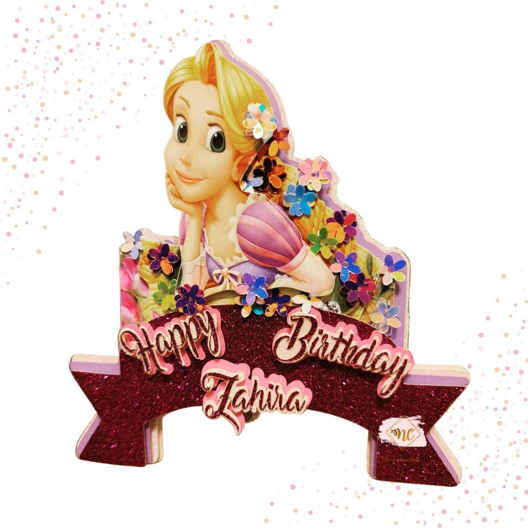 Tangle Cake Topper Rapunzel Cake Topper Rapunzel - Etsy