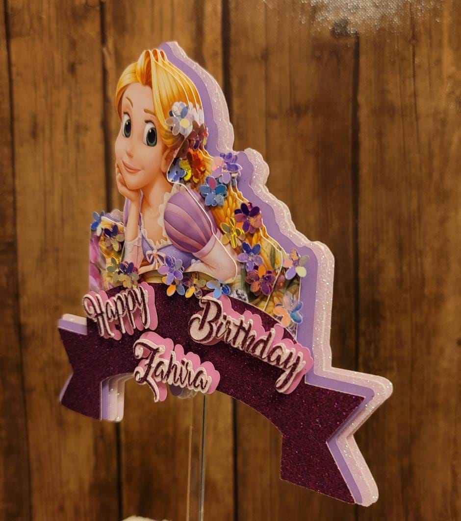 Tangle Cake Topper Rapunzel Cake Topper Rapunzel | Etsy