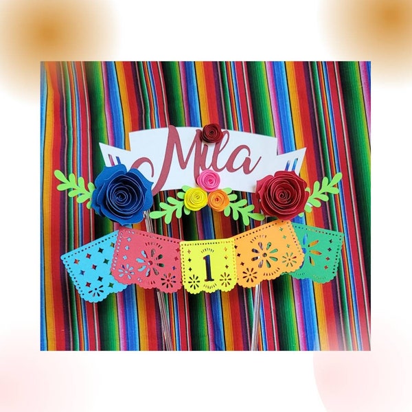 Floral Cake Topper - Etsy