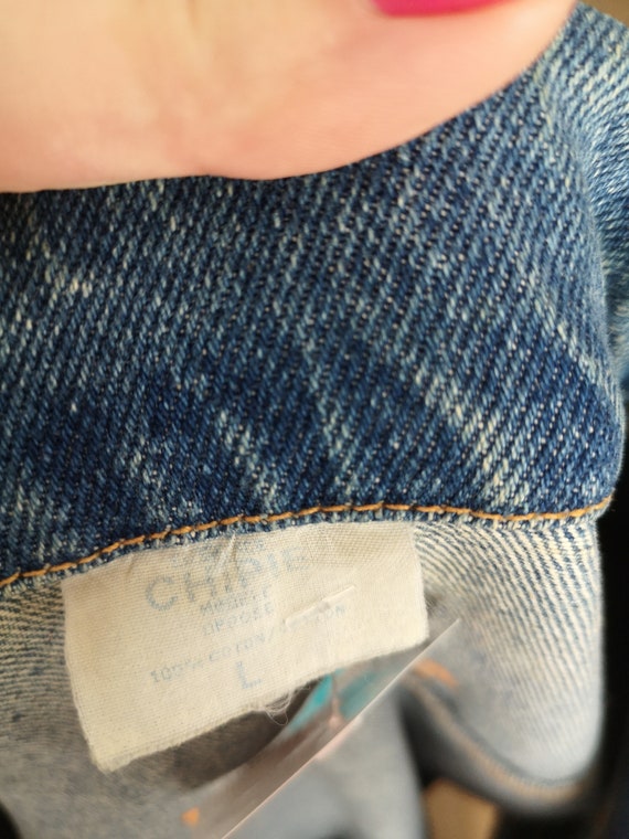 Rare CHIPIE 1980's Embroidered Blue Denim Jacket / Ch… - Gem