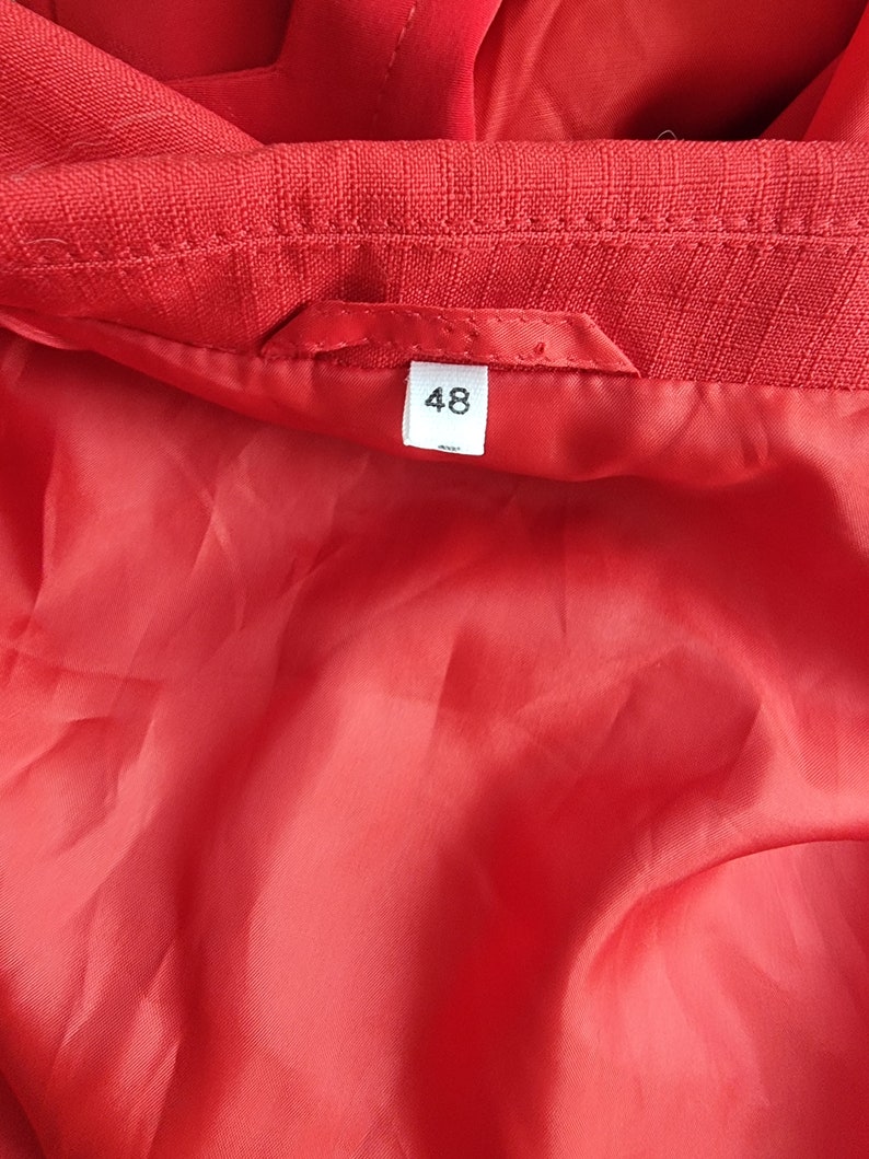 Oversized Red Jacket / Red Suit Blazer / Red Suit / Formal Wear / Red ...