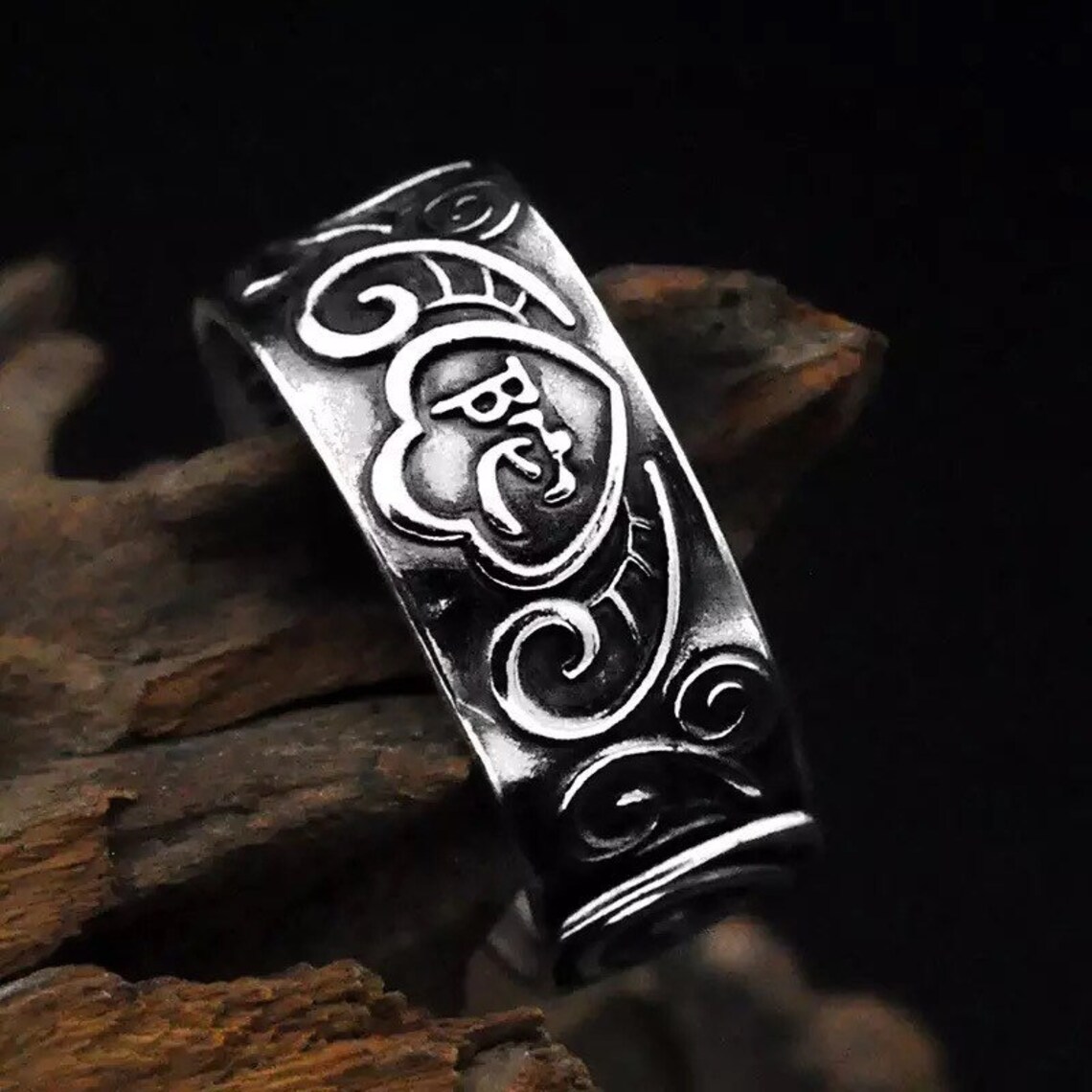 Silver Lotus Ring Men Women Lotus Flower Ring Sterling Silver - Etsy