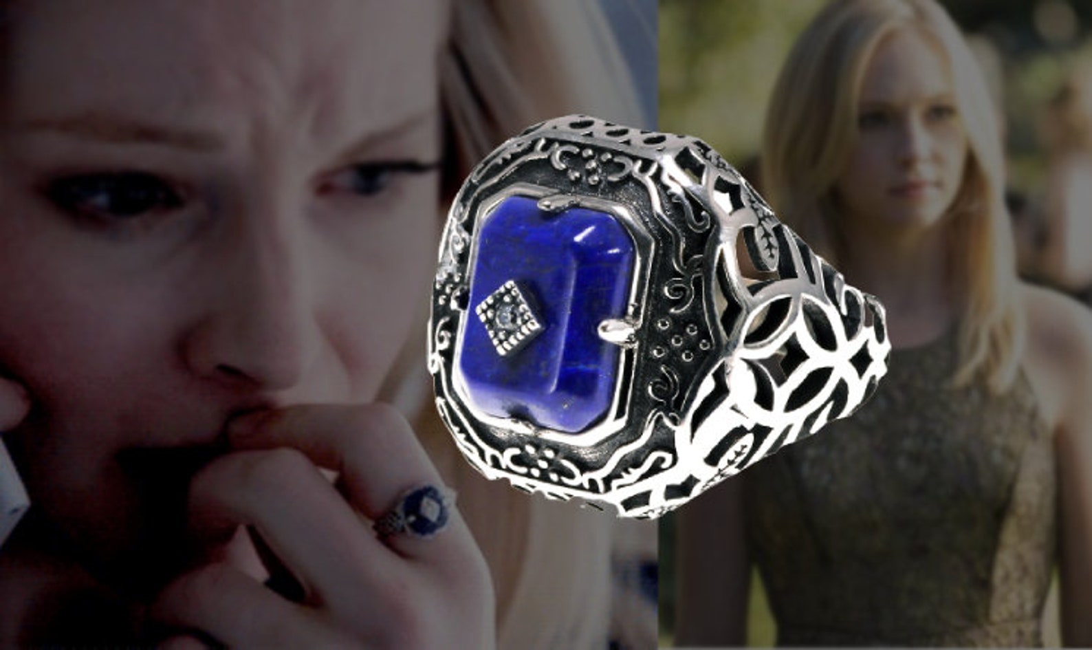 The Vampire Diary Ring Caroline Forbes Daylight Ring 925 | Etsy Canada