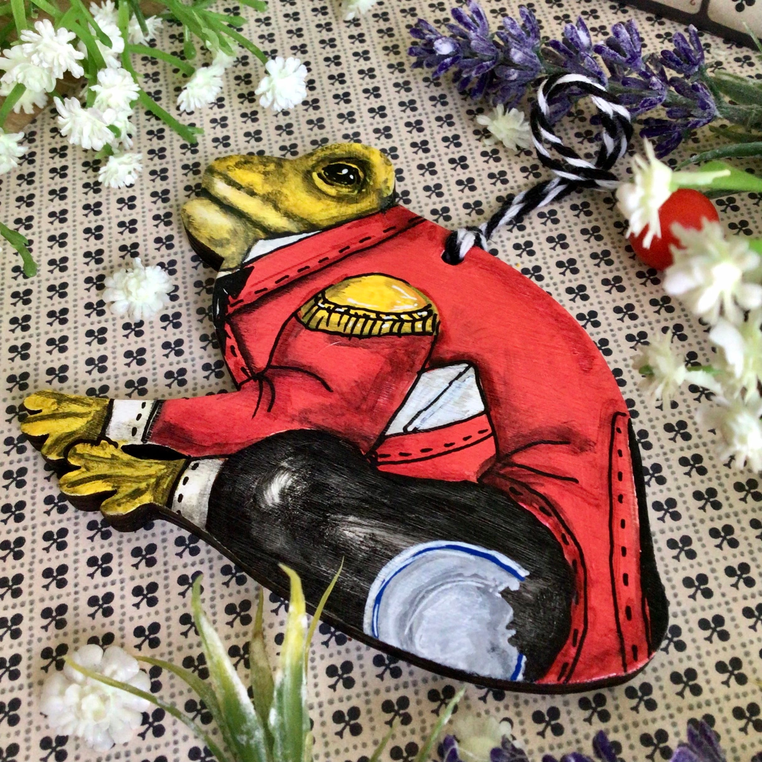 Frog Footman From Alice in Wonderland Wooden Hanging | Etsy