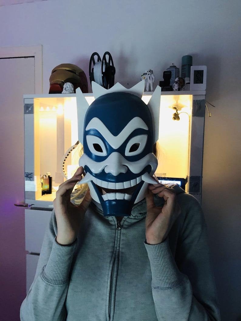 Blue Spirit Mask Avatar the last Airbender Prince Zuko Mask | Etsy