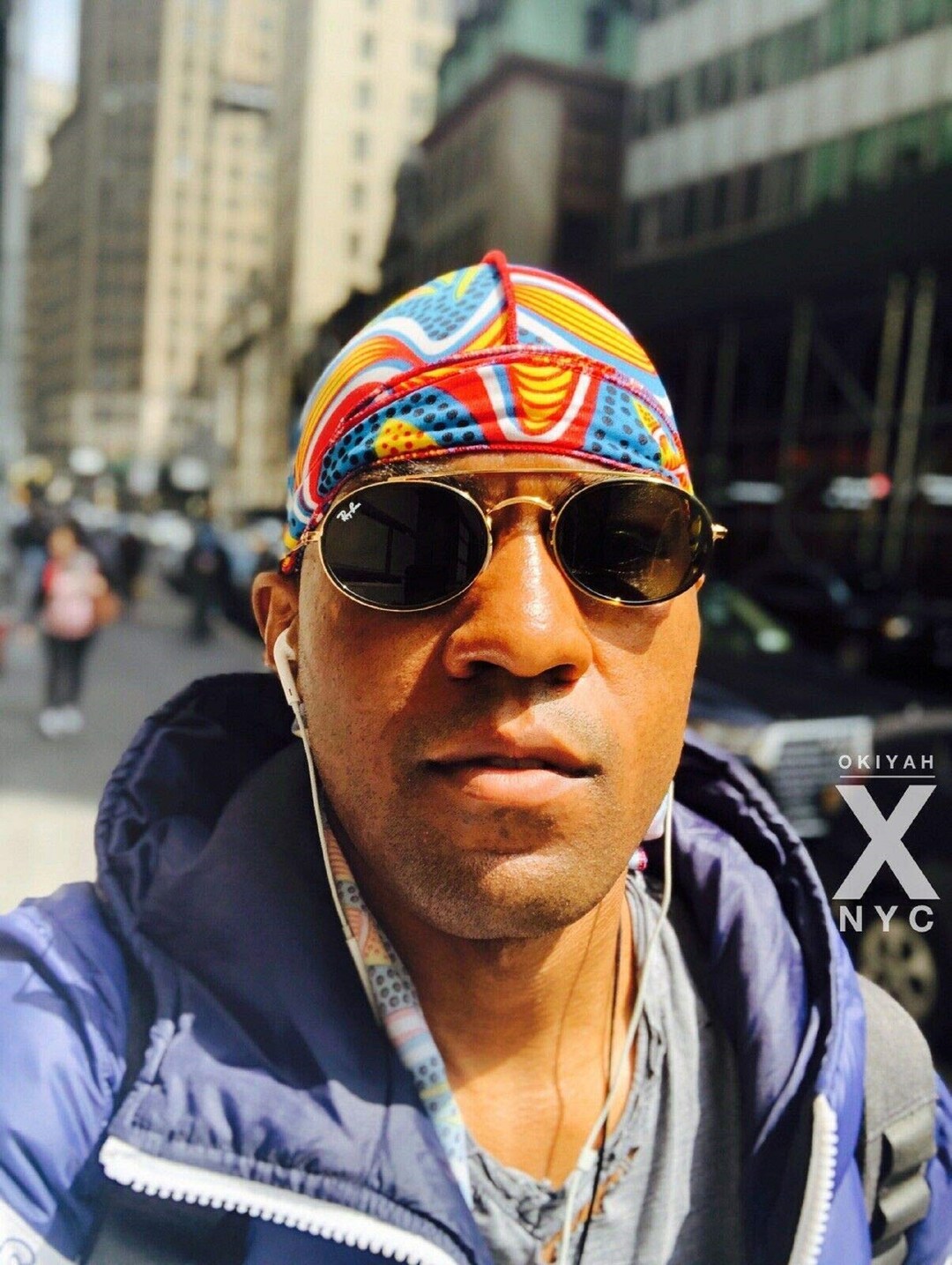 Afrikanische Rand-Durag Unisex Doo Rag Ankara blau Made in - Etsy.de