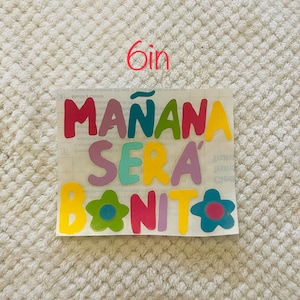 Mañana Será Bonito Car Decal: Karol G Merch, 4in Sticker - Etsy