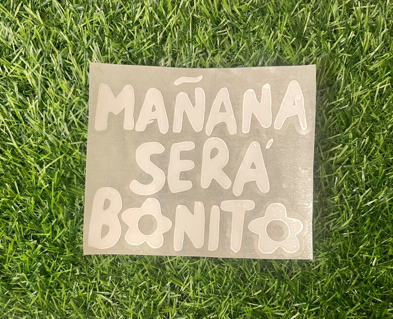 Mañana Será Bonito Car Decal: Karol G Merch, 4in Sticker - Etsy